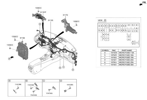 91100 L0730 Genuine Hyundai Wiring Assy Main