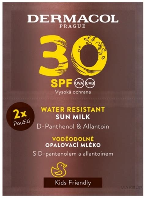 Dermacol Water Resistant Sun Milk Spf 30 Sachet Waterproof