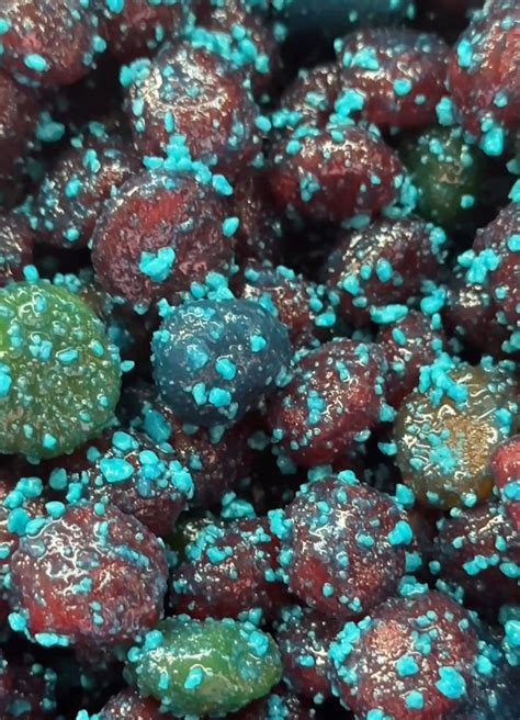Sour Blue Raspberry Gushers Frozzle