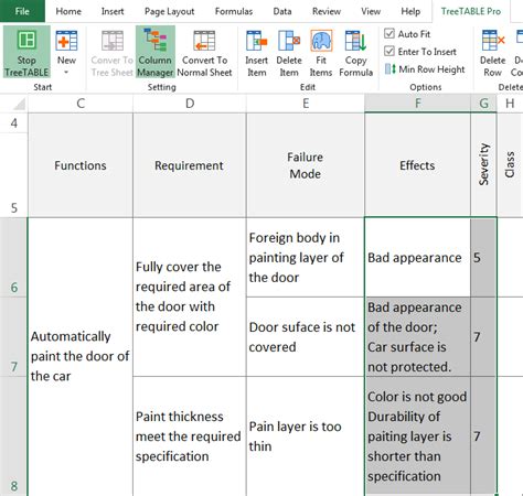 PFMEA Download 1 FMEA Creator For PFMEA IQASystem