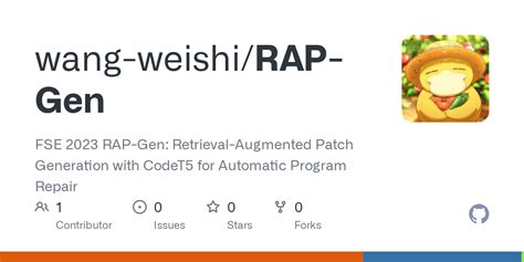 Github Wang Weishirap Gen Fse 2023 Rap Gen Retrieval Augmented