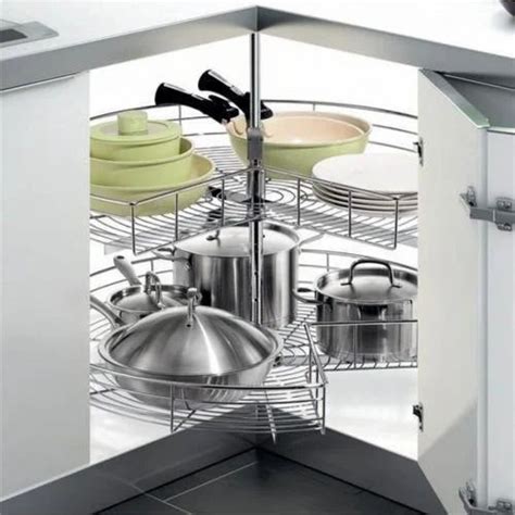 Steel Finish Stainless Steel Kitchen Corner Carousel At ₹ 2000 Piece In Mumbai