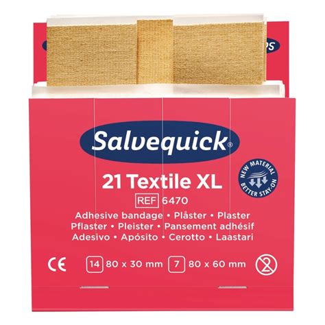 Plåster Textil Xl Refill Salvequick