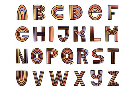 Decorative Alphabet Letters Clip Art