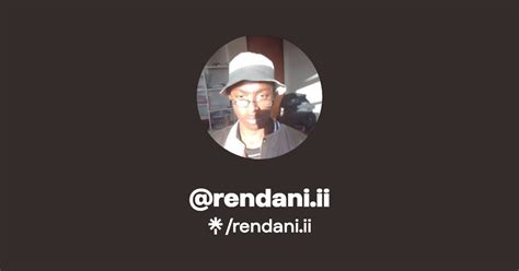 Rendaniii Instagram Tiktok Linktree