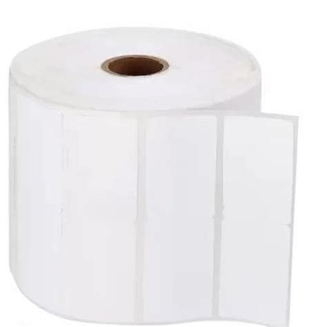 White 25mm Polyester Self Adhesive Thermal Transfer Barcode Label Packaging Type Roll At ₹ 160