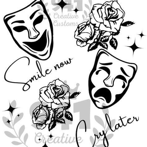 Smile Now Cry Later Drawing Etsy