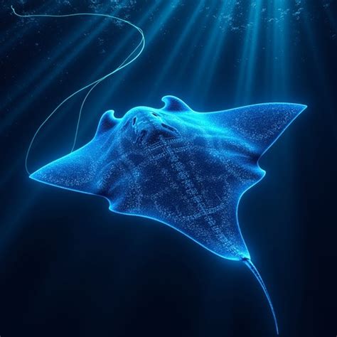 Free Neon Cyber Stingray Image Stingray Neon Cyberpunk Download