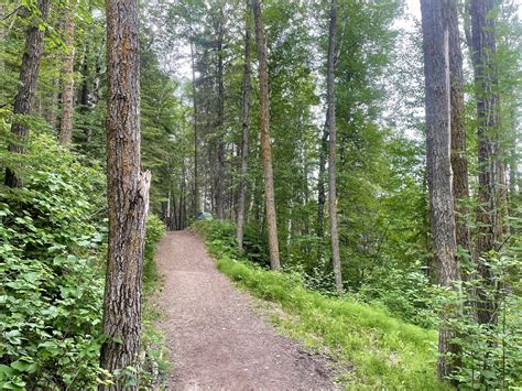 Devon River Valley Trail Near Edmonton Alberta Out And Across