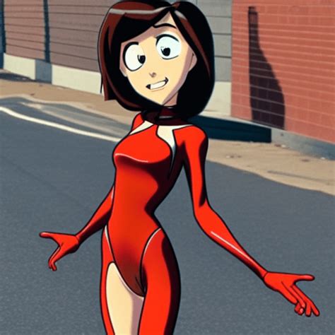 Elastigirl Anime Graphic · Creative Fabrica