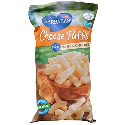 Barbaras Bakery Cheese Puffs Baked White Cheddar 5 5 Oz