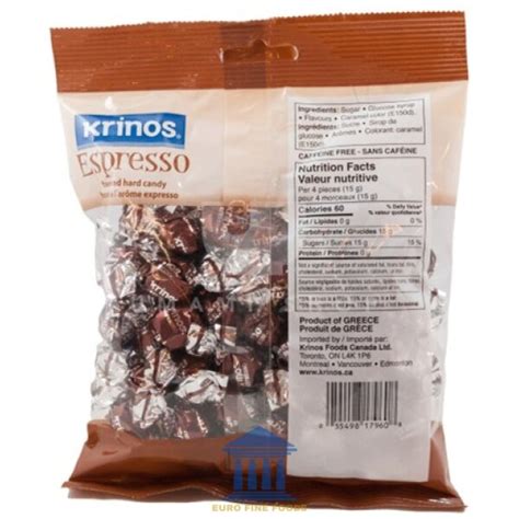 Krinos Espresso Candy Euro Fine Foods