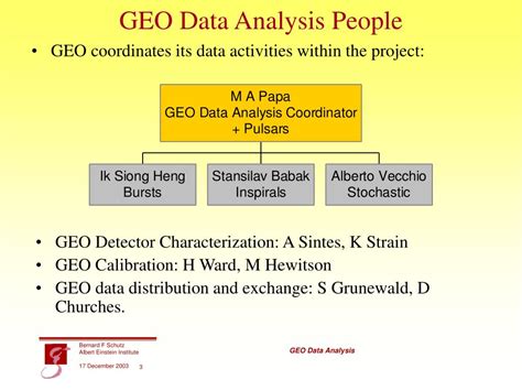 Ppt Geo600 Data Analysis Status Powerpoint Presentation Free Download Id3563375