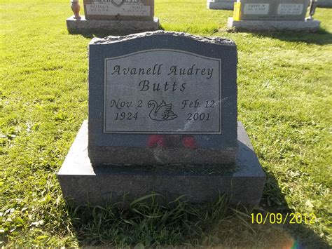 Avanell Audrey Blevins Butts 1924 2001 Find A Grave Memorial