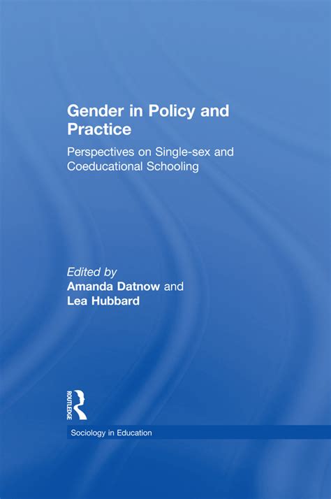 Gender In Policy And Practice Taylor And Francis Group