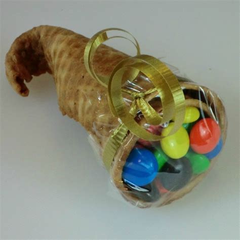 Making A Sugar Cone Cornucopia Thriftyfun