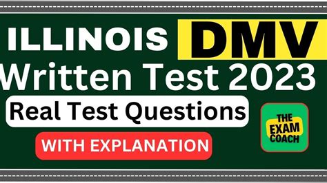 Illinois Dmv Written Test 2024 300 Questions With Explained Answers Youtube