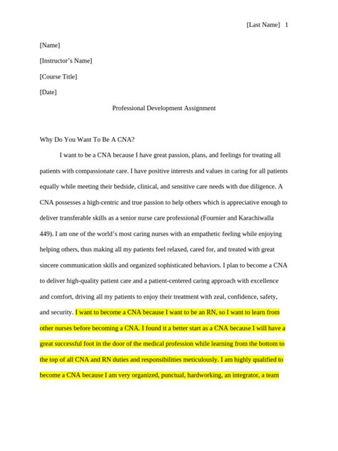Revision Professional Development Assignment Pdf Body Language
