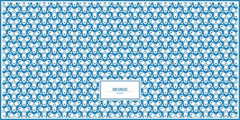 Premium Vector Multiple Odd Blue Cirlces Pattern