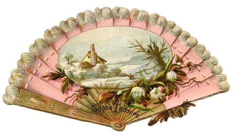 Printable Victorian Fan