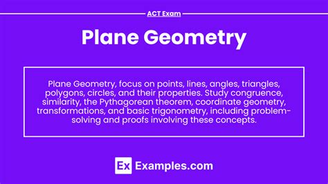 Plane Geometry Theorems
