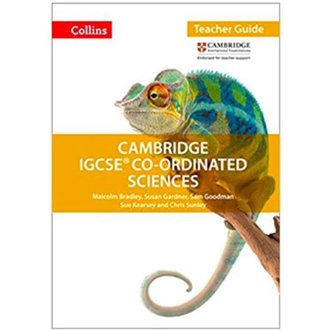 Collins Cambridge Igcse Co Ordinated Sciences Teacher Guide Isbn 9780008191580