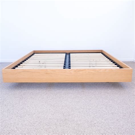 Floating Bed Base American Oak By Create Estate