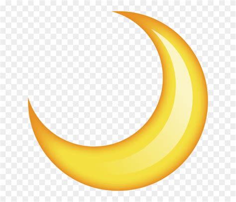 Crescent Moon Emoji Text