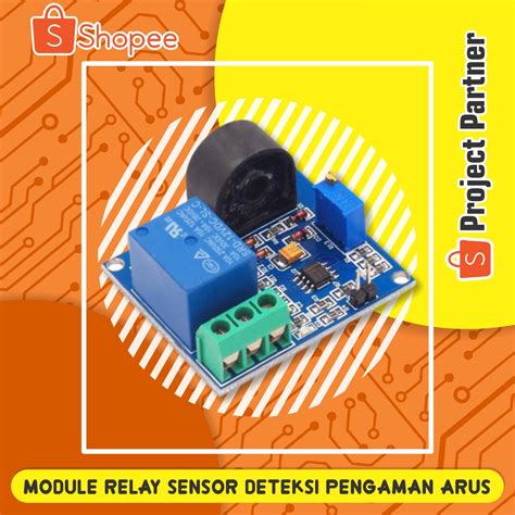 Jual DC 12V 5A Relay Sensor Deteksi Arus AC Over Current Protection