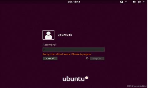 虚拟机ubuntu1804忘记开机密码解决办法ubuntu1804忘记密码如何重置 Csdn博客