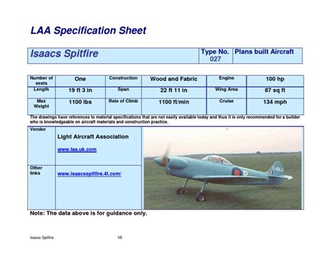 Isaacs Spitfire Pdf Supermarine Spitfire Wing Configurations