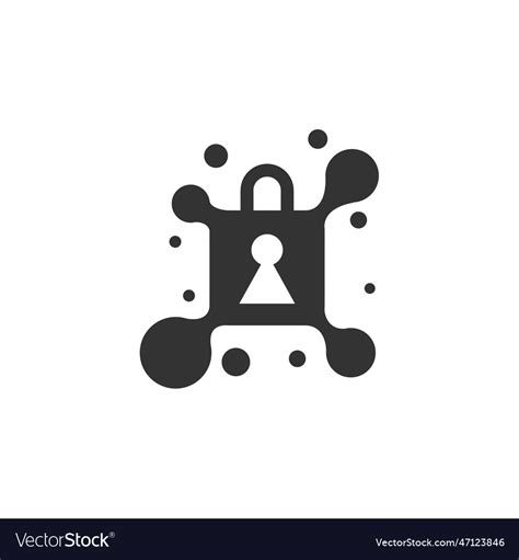 Security Logo Template Icon Brand Identity Vector Image