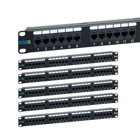 Icc Cat6 Patch Panel Ul Listed And Poe Rated Gigabit Applications