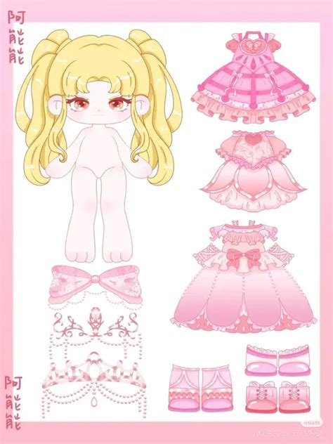 Bộ Sưu Tập 89 Paper Doll Chibi Dễ Thương Khiến Bạn Mê Mẩn