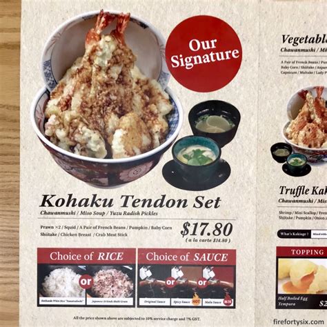 Finding Decent Tempura In Singapore At Tendon Kohaku