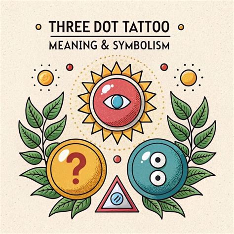 Three Dot Tattoos Meaning And Symbolism Hidden Messages