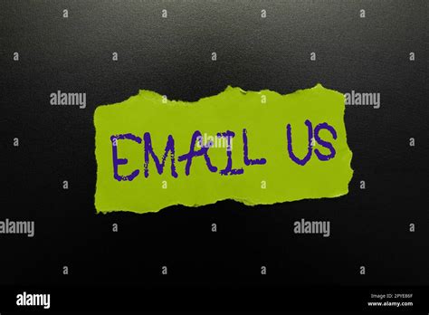 Writing Displaying Text Email Us Word For Sending A Commercial Message