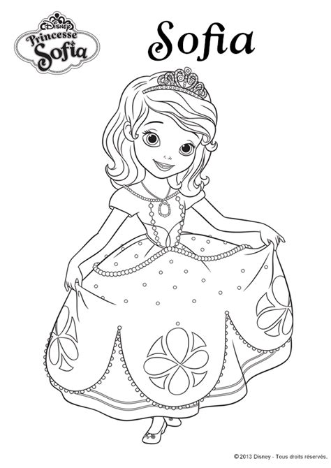 Princesse Sofia Coloriage A Imprimer Idées De Coloriage