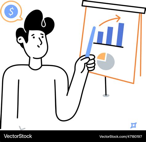 Financial Analysis Royalty Free Vector Image Vectorstock
