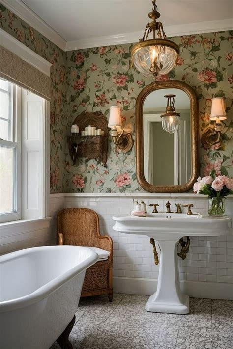 Salles De Bain Style Rétro Pinterest