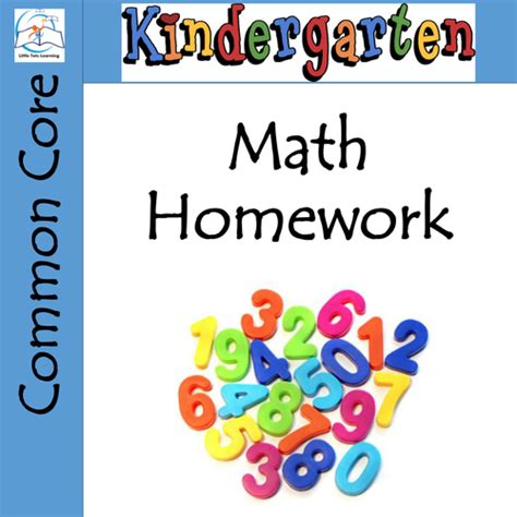 Kindergarten Math Homework Teaching Resources