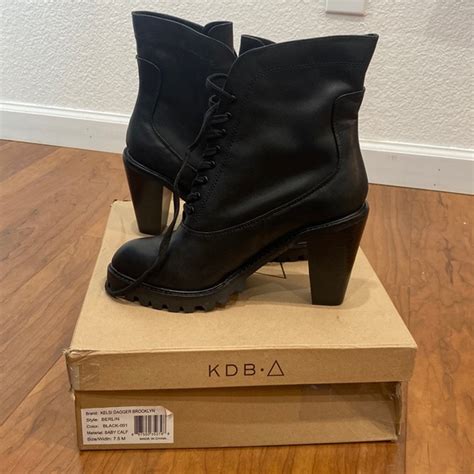 Kelsi Dagger Shoes Kelsi Dagger Brooklyn Berlin Black Leather Lace