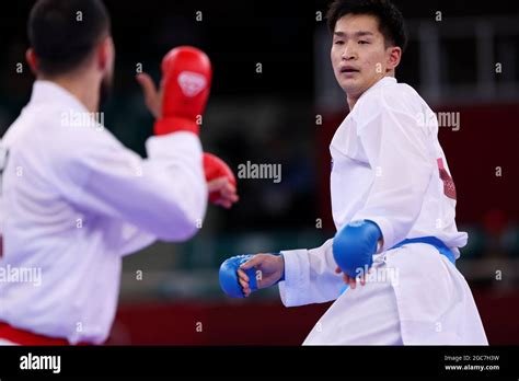 Tokyo Japan 7th Aug 2021 Ryutaro Araga Jpn Karate Mens Kumite