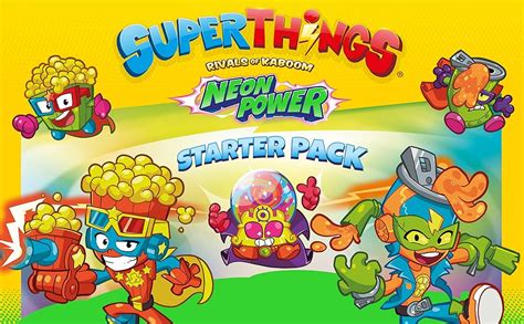 Superthings Rivals Of Kaboom Neon Power Serie Starter Pack Magazin