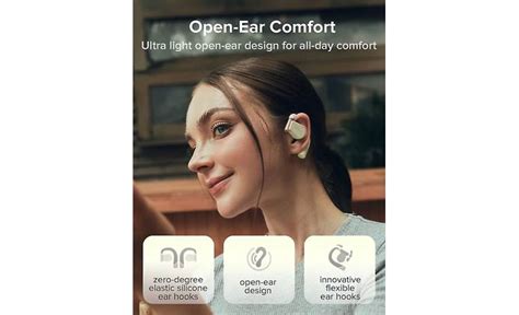 Cleer Arc 3 Green Wireless Open Ear Earbuds With Touchscreen Case At Crutchfield