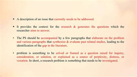 Research Problem Statement Pptx