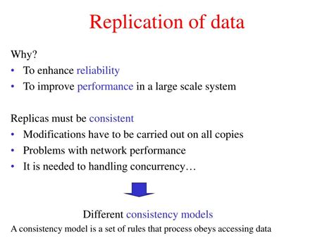 Ppt Consistency And Replication Powerpoint Presentation Free