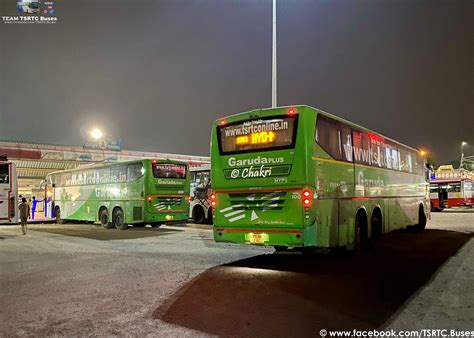 Tsrtc Buses Good Morning With Scania Garuda Plus Buses