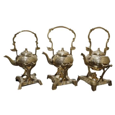 6 Inch Polished Brass Tea Pot Set At ₹ 3500set In Moradabad Id