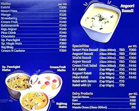 Menu At Farki Ahmedabad Shop 75